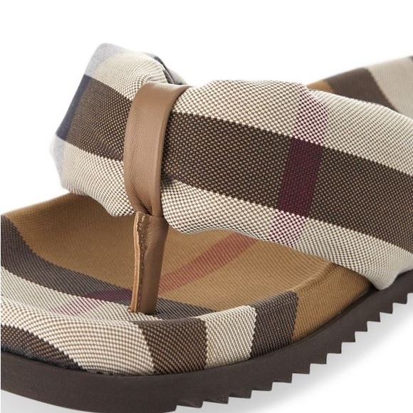 Burberry | Shoes | Burberry Signature Birch Brown Beige Check Sexy ...